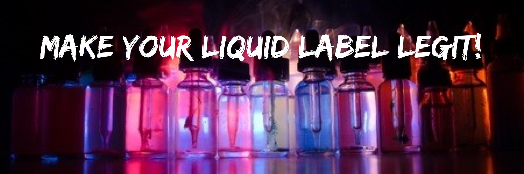 E-liquid vape bottle labels - High quality compliant e-liquid vape ...